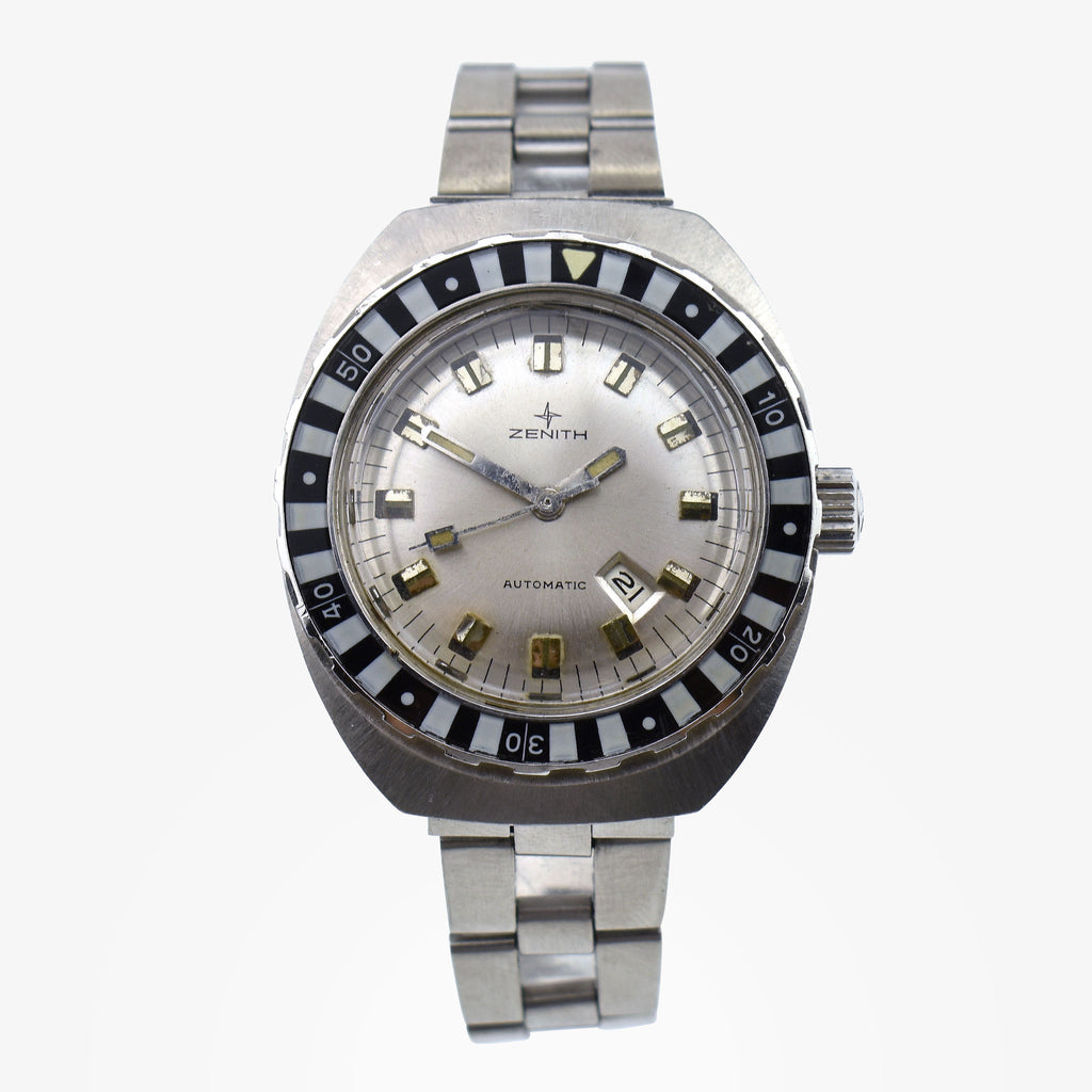 Zenith Sub Sea Zebra Vintage Automatic